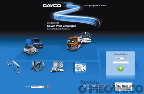 Dayco renova seu portal na internet - Revista O Mecânico