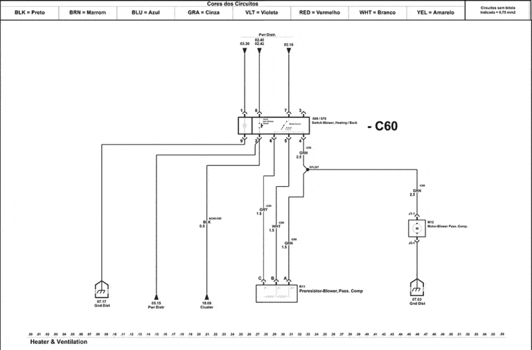 Eletricidade: Esquemas elétricos do motor do Celta e Prisma 2009 (pt.3) - Revista O Mecânico